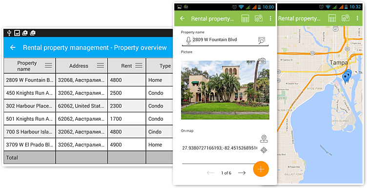 Database App for iOS, Android and Windows